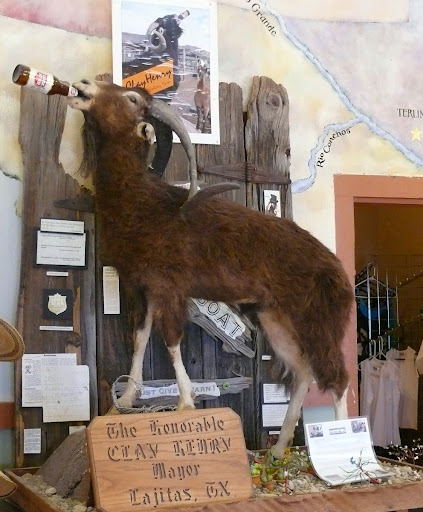 The Beer Guzzling Goat Mayor – Texas: Slang for Crazy